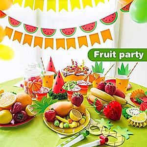 24 Count Pineapple Plates Hawaiian Tropical Luau Party Plates Kids' Adults Party Pineapple Dinner Plate for Birthday Baby Shower Wedding Hawaiian Summer Beach Party Decorations, 9.25 x 6.42 Inches