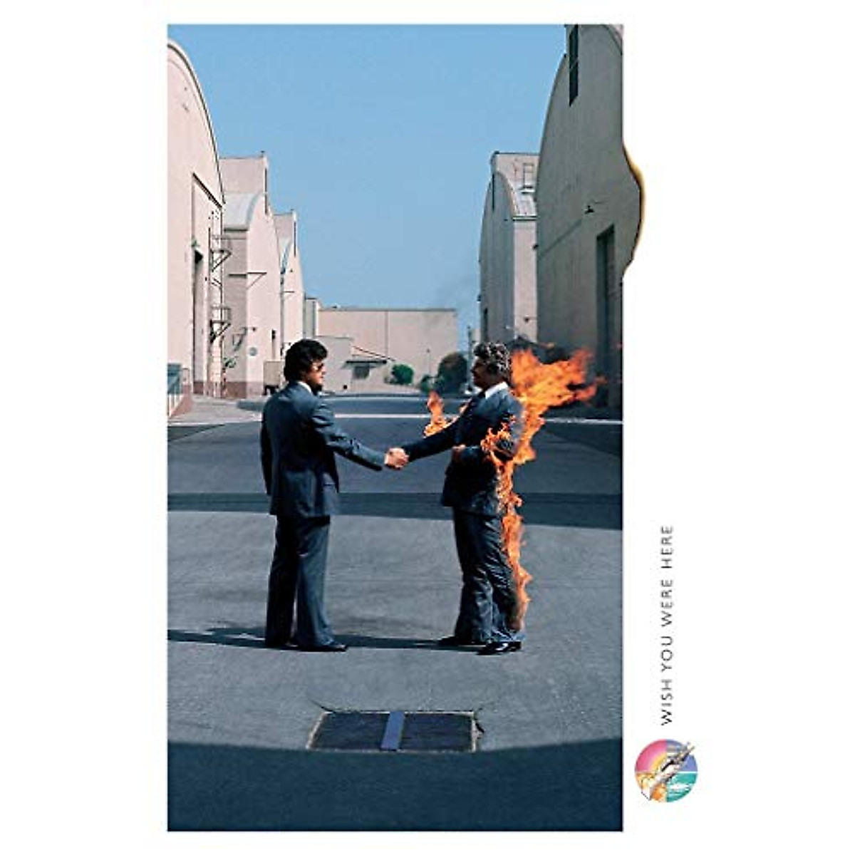 Buyartforless Pink Floyd Wish You were Here 36x24 Music Art Print Poster Wall Decor British Progressive Rock Band Pink Floyd 9th Album