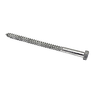 3/8" x 6" Lag Bolt Screws | Hex Head | Hot Dip Galvanized | 10pcs Box