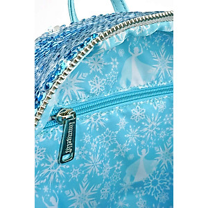 Loungefly Frozen Elsa Reversible Sequin Mini Backpack
