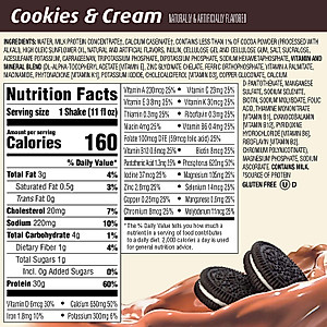 Premier Protein High-Protein Shake, Cookies & Cream, 132 Fl. Ounce .,, 132 Ounce ()