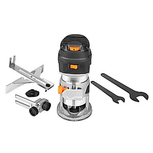 WEN RT1460 6-Amp Handheld 1/4-Inch Variable Speed Laminate Trim Router for Woodworking