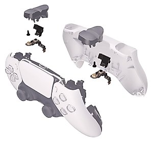 eXtremeRate Clicky Hair Trigger Kit for PS5 Controller BDM-010 & BDM-020 Shoulder Buttons, Custom Flashshot Trigger Stop Flex Cable for PS5 Controller BDM-010 BDM-020