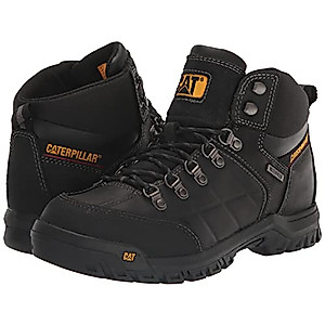 Cat Footwear Men's Threshold Waterproof Soft Toe Work Boot, Black, 10.5