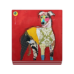 Head Case Designs Officially Licensed Michel Keck Greyhound Art Mix Vinyl Sticker Gaming Skin Case Cover Compatible With Sony PlayStation 4 PS4 Pro Console and DualShock 4 Controller