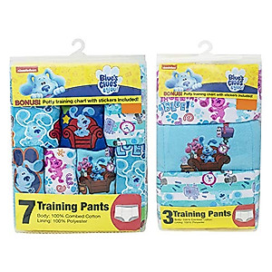 Blue's Clues & You! Baby Potty Training Pants Come with Stickers & Success Chart in Sizes 18M, 2T, 3T, 4T, 10-Pack