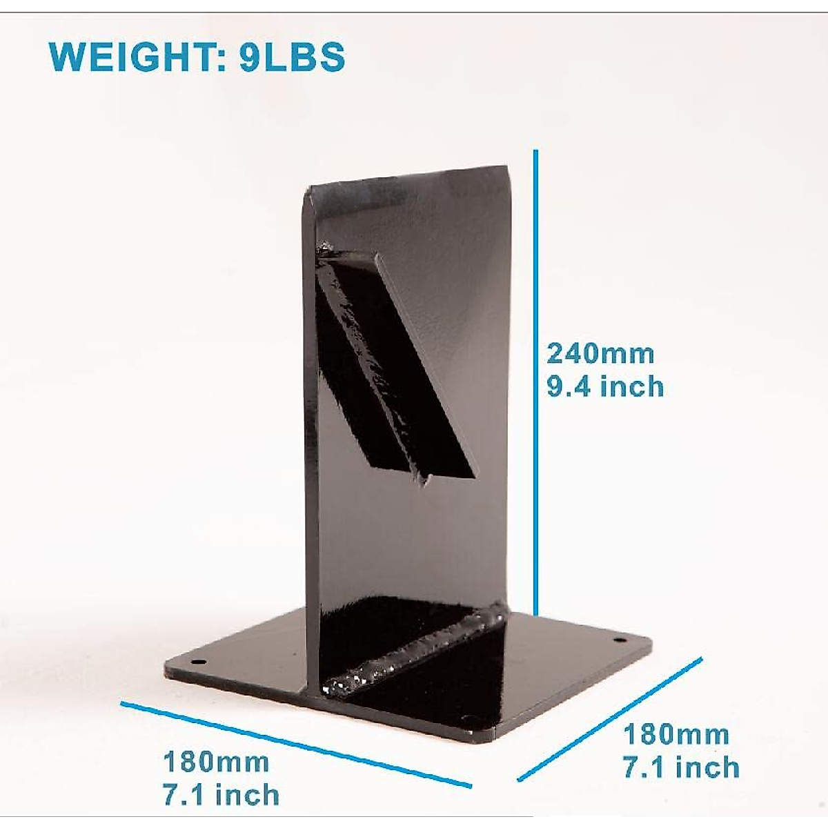 Hi Flame Firewood Kindling Splitter for Wood Stove Fireplace and Fire Pits, Black