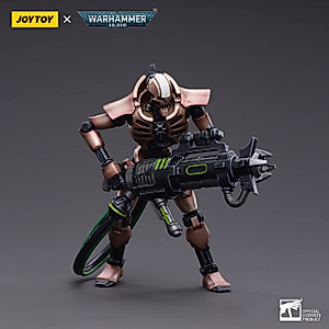 JOYTOY 1/18 Action Figures Warhammer 40k Mecha Necrons Szarekhan Dynasty lmmortal with Tesla Carbine