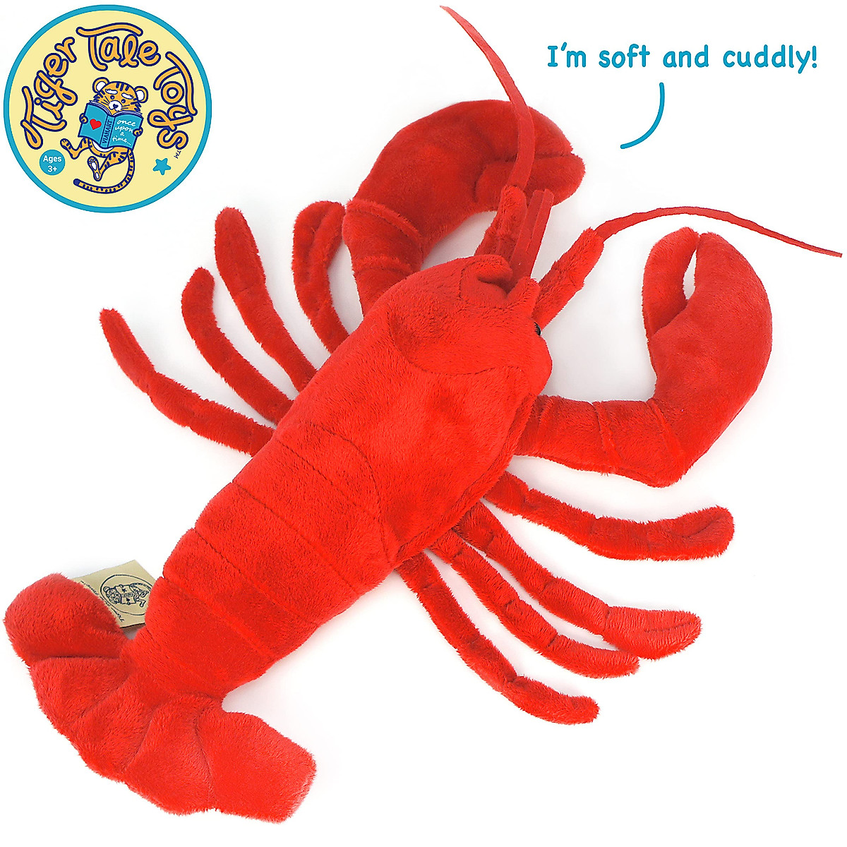 TigerHart Lenora The Lobster - 15 Inch Stuffed Animal Plush