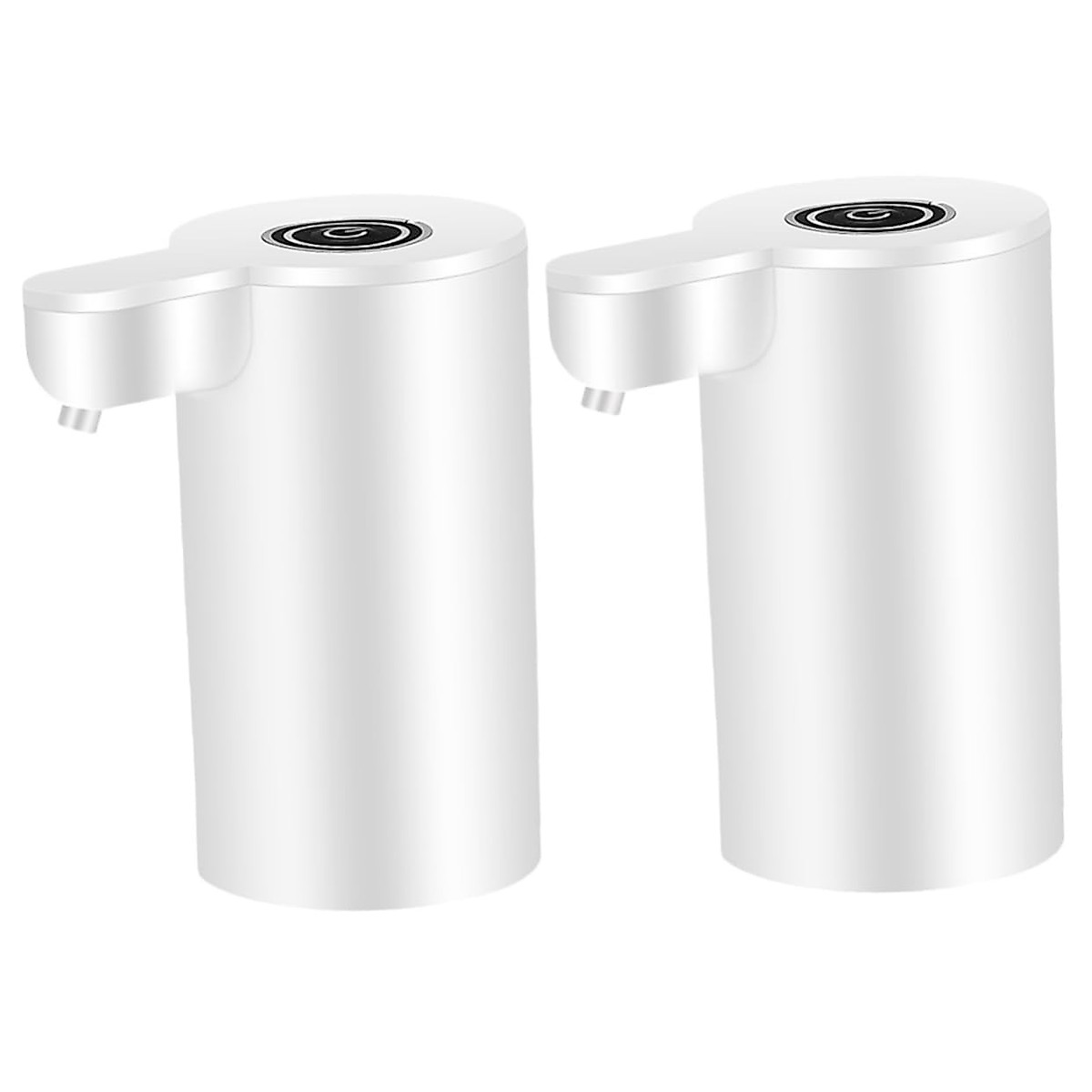 Uonlytech 2 Sets Barreled Water Pump Water Bottle Pump Dispenser Water Pump for 5 Gallon Bottle Water Jug Pump Electric Water Charging Drinking Water Dispenser Hydraulic Pump Pp USB White