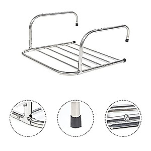 Cabilock Laundry Drying Rack Collapsible Portable Clothes Drying Rack Wall Mounted Clothes Drying Rack Folding Towel Rack for Balcony Windowsill Wall Mount Clothes Drying Rack