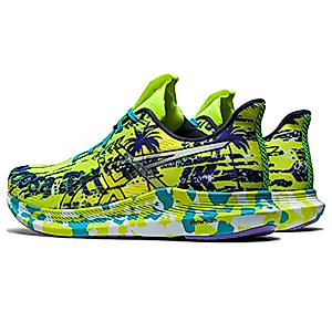 ASICS Men's Noosa TRI 14 Running Shoes, 11, Lime Zest/Sky