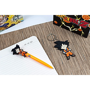 JUST FUNKY Dragon Ball Z Goku Collector Looksee Box Items | Geeky Gift Box | 5 Themed Toy Collectibles