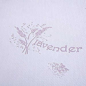 Lavender Scented Mattress Cover, Made of Soft Polyester with Poly and Lavender Fill, Bedroom Décor, Fit Mattresses Up to 16" Deep - Queen Size by OakRidgeTM