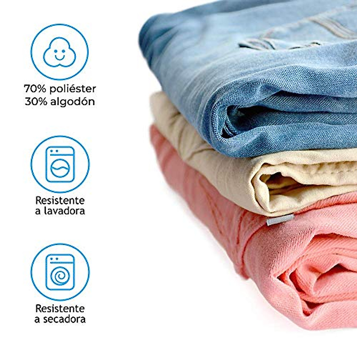 6 Piece Knee Kids Patches Navy. Iron Pads to Protect Your Clothes and Repair of Trousers, Jackets, Sweaters, Shirts. 10.5 x 8 cm. RK1