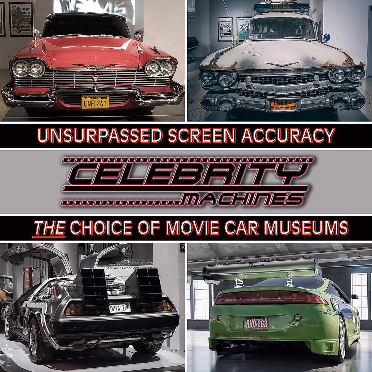 Back to The Future | Delorean | Outatime | Metal Stamped Vanity Prop License Plate