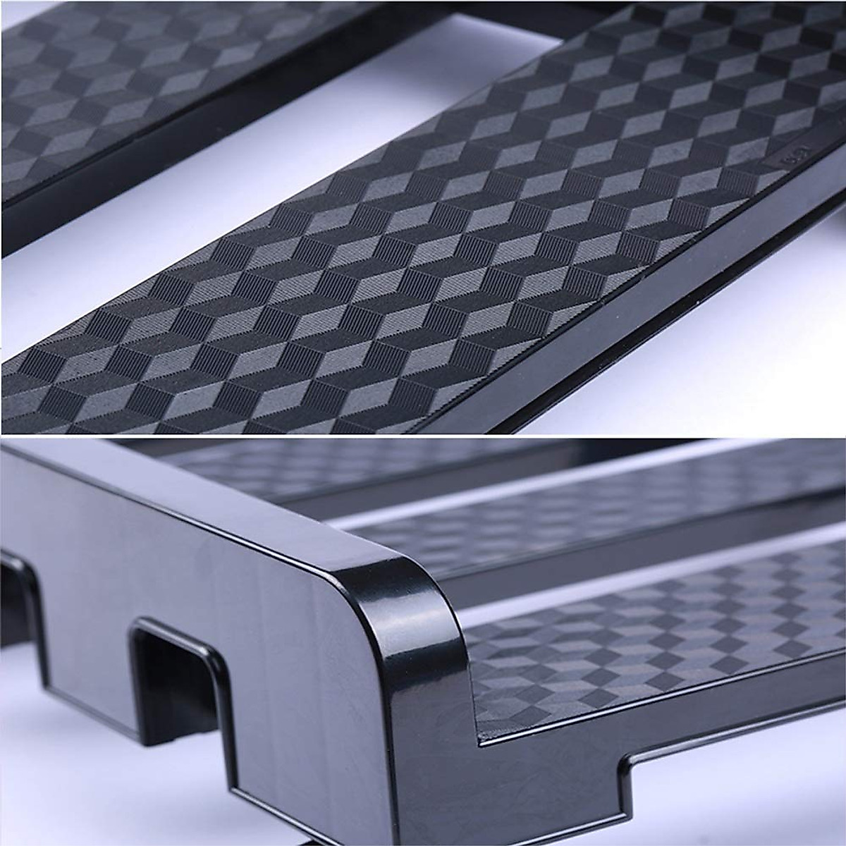 YGCBL Multifunction Portable Hand Trucks,Trolleyplastic Dolly Transport Roller Dollies Abs Plastic Moisture Proof Main Chassis Base Universal Wheel 45Kg Capacity, 4 Colors,Black