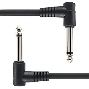 Senor Cable 6 Inch Guitar Patch Cable Black 3-Pack Guitar Effect Pedal Cables | Pedal Patch Cables | Guitar Effect Patch Cables | Patch Cables Guitar | Guitar Patch Cables | Guitar Cables Pedal