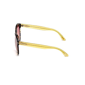 Tom Ford FT0503 52Z Dark Havana Philippa Round Sunglasses Lens Category 2 Lens