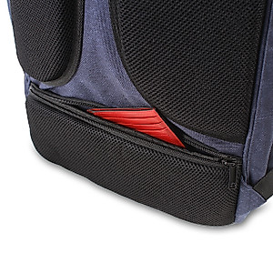 J World New York Novel Laptop Backpack, Navy, One Size