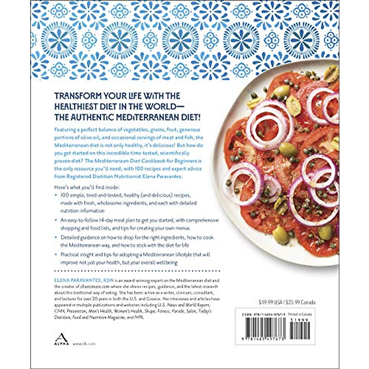 The Mediterranean Diet Cookbook for Beginners: Meal Plans, Expert Guidance, and 100 Recipes to Get You Started