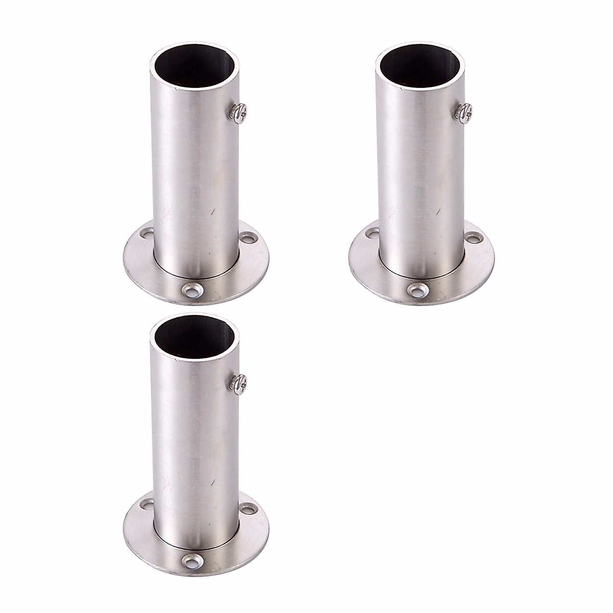 MIUNNG 3pcs Stainless Steel Deck Flanges for Above Ground Pool Ladders and Handrails Closet