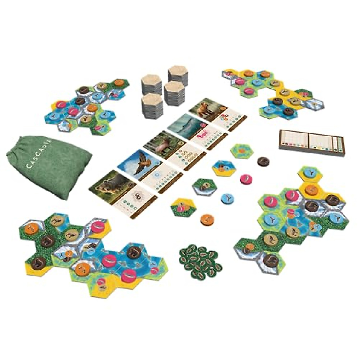 AEG & Flatout Games | Cascadia - Award-Winning Board Game Set in The Pacific Northwest | Easy to Learn | Quick to Play | Ages 10+