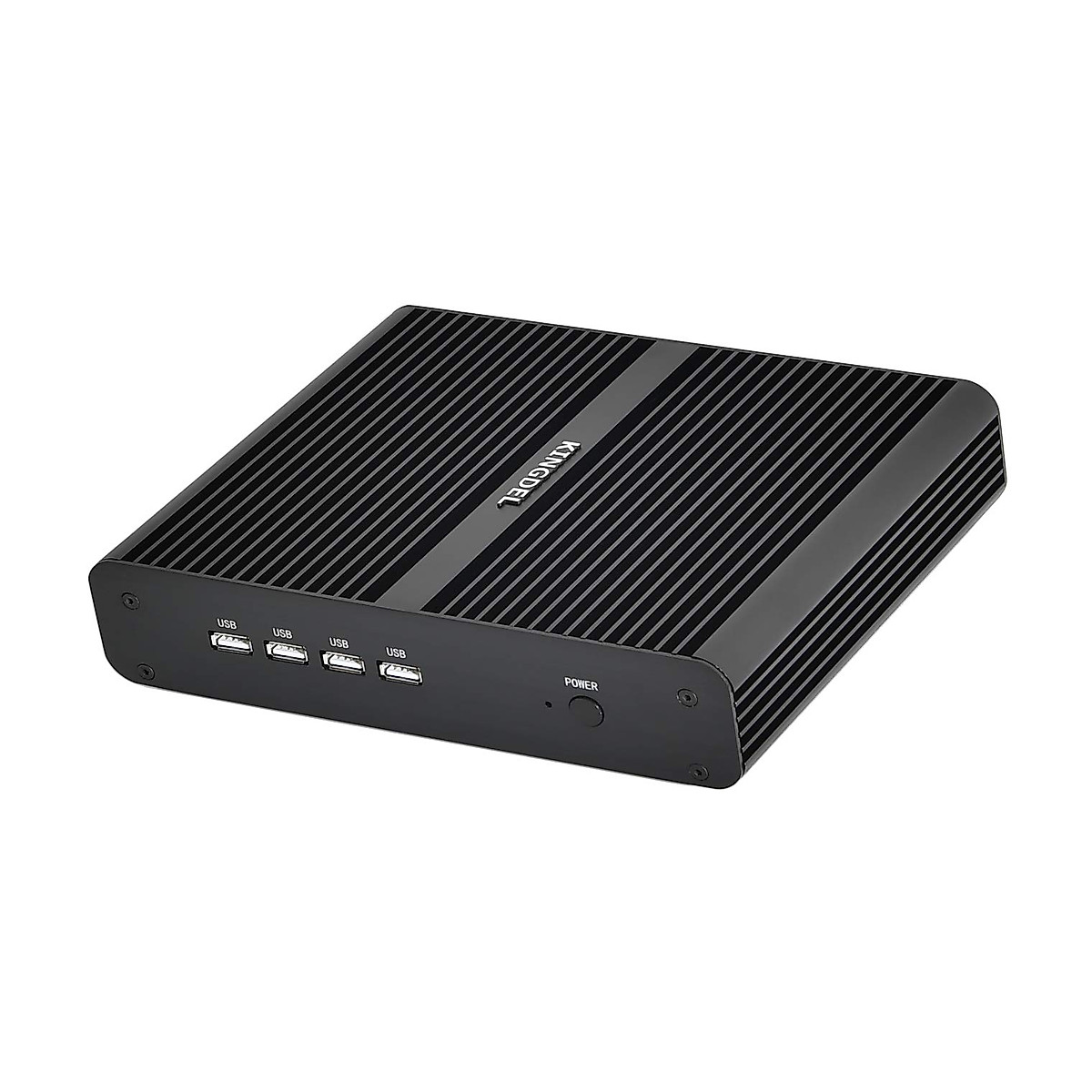 KINGDEL NC860 Fanless Mini PC, Powerful Nettop Computer, Intel i7-8550U 8th Gen. 4 Cores CPU, 16GB DDR4 RAM, 512GB SSD, 4K 4096x2304, HD Port, DP, Metal Case, W-11 Pro