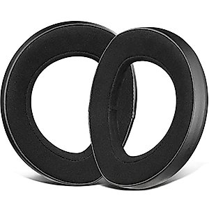 SOULWIT Professional Nano Cloth Earpads Replacement for Sennheiser HD820/HD 820 Over-Ear Audiophile Reference Headphones, Ear Pads Cushions with Noise Isolation Memory Foam