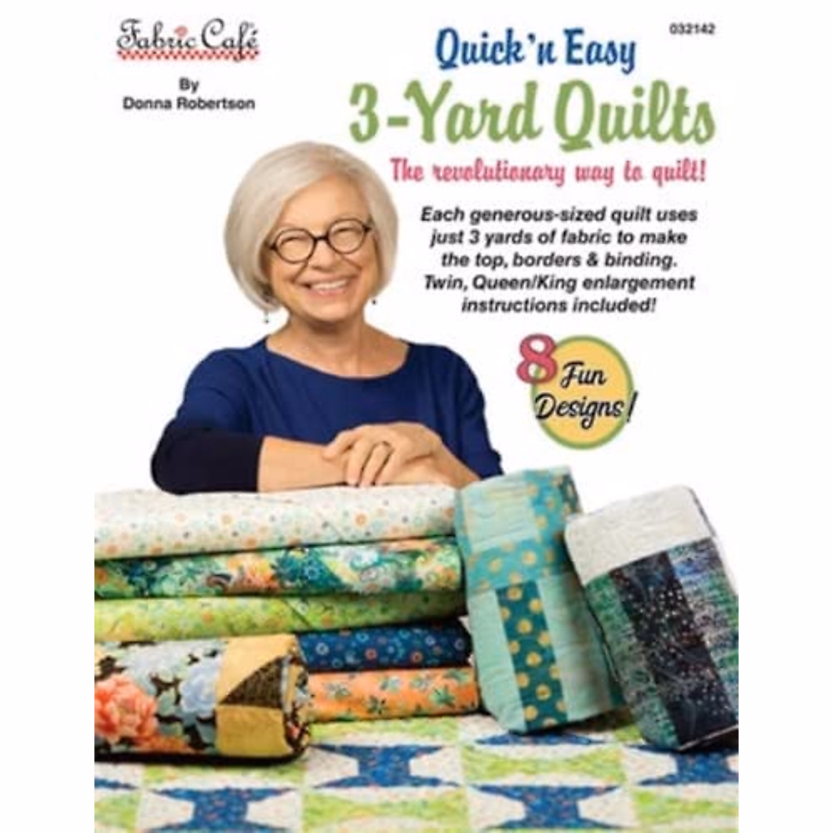 Fiber Café Quick and Easy 3-Yard Quilts Pattern, Brown