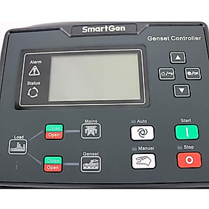 YFYIQI Genset Controller Automatic Generator Set Controller with Working Power Range DC(8 to 35) V RS485 Communication Port for Single Genset Automatic Control and Monitoring System