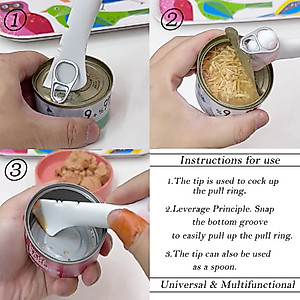 DORUI 3 Pcs Pet Food Can Lids & One Can Spoon | Cute Paw Shape Opener Spatula Cat Wet Food Spoon | Universal BPA Free Silicone Can Spoon & Covers for Dog Cat Cans(Pink)