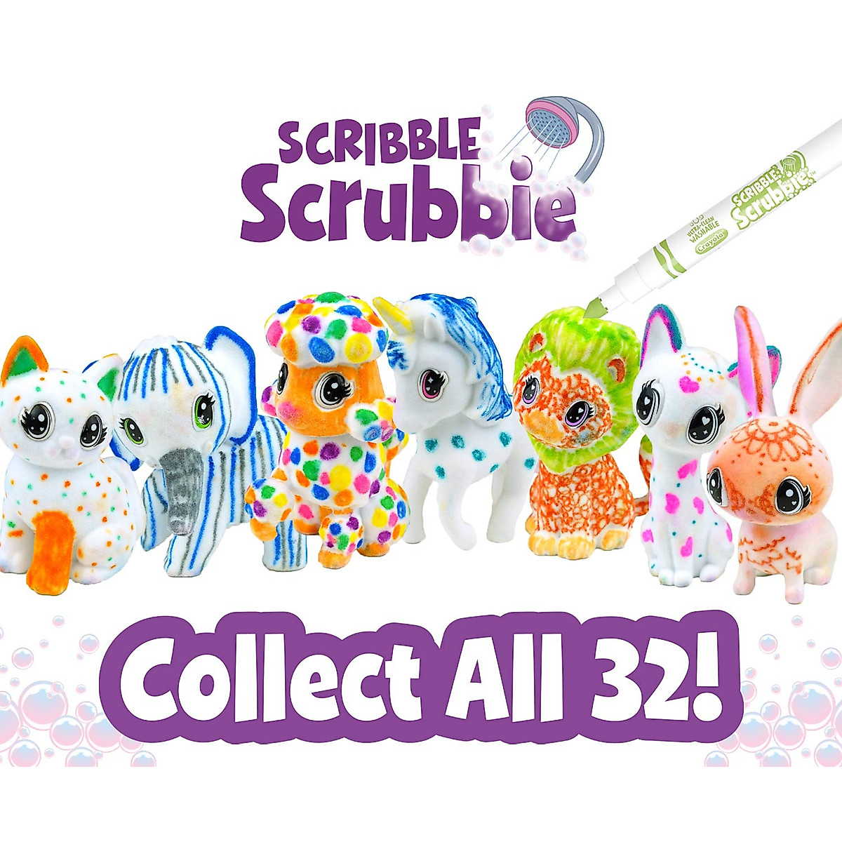 Crayola Scribble Scrubbie Pets, Cats, Kids Toys, Gift for Girls & Boys, Age 3, 4, 5, 6