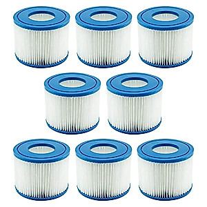 Hrozny Type VI spa Filter and hot tub Filter Replacement Cartridge for Inflatable hot tub Filters(8pack)