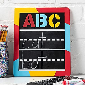 Plaid Double Sided Framed Chalkboard, 8.5"X10.5", 1 Pack