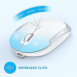 Bluetooth Keyboard Mouse for Mac OS, Ultra Slim Rechargeable Multi-Device Wireless Keyboard Mouse Combo for iMac, MacBook Pro, MacBook Air, iPad