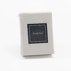 Cuddledown dreamstead King Bed Soft, Easy, 100% Cotton, Luxury Sateen, Set includes Fitted, Flat Sheet and Pillowcase, White