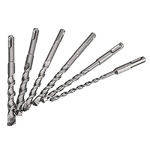 25PCS, 7/16" x 6", SDS Plus Drill Bits, Rotary Drill Bit, Masonry Drill bit Set, SDS+ Hammer Bits