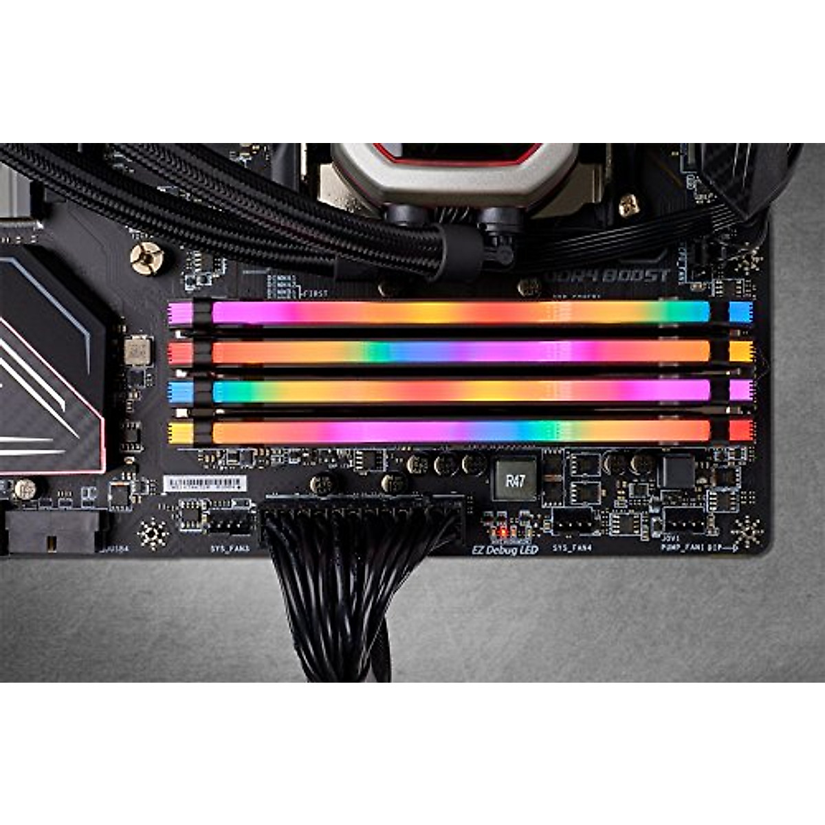 Corsair Vengeance RGB Pro 64GB (4x16GB) DDR4 3600 (PC4-28800) C18 Desktop Memory – Black, CMW64GX4M4D3600C18