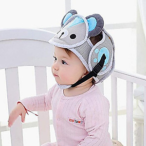 Baby Safety Helmet Head Protection Toddler Kids Adjustable Soft Headguard for Walking Crawling
