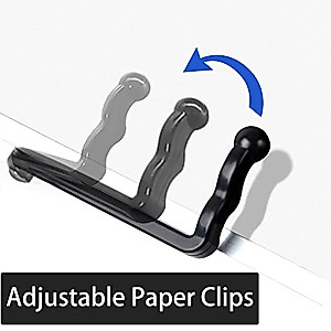 Book Stand Multifunctional Adjustable Laptop Stand Book Holder Tray with Clips Ergonomic Multi Heights Angles Adjustable Cooking Bookstand for Textbook Recipe Magazine Laptop Tablet Portable