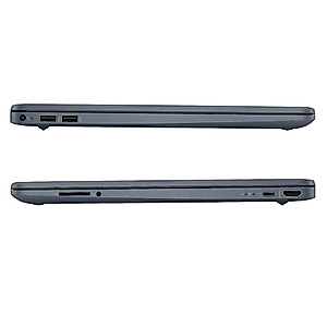 HP [Windows 11 Pro] 15 15.6" Full HD Business Laptop, AMD 6-Core Ryzen 5 5500U (Beat i7-1160G7), 12GB RAM 256GB PCIe SSD, Fast Charge, Wi-Fi 5, Bluetooth 4.2, HDMI, 9.5 Hours Battery Life, w/ Battery