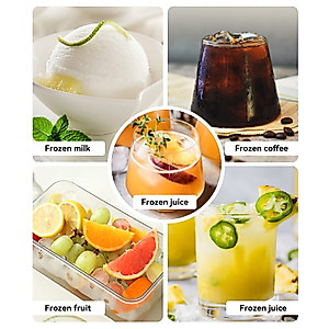 longzon Round Ice cube Trays for Freezer,Easy-Release Silicone,Circle Ice cube tray Making Sphere Ice with Removable Lid,BPA Free,for Cocktail,Whiskey Tea Coffee 2 Trays 1 ice Bucket & Scoop [2 pack]