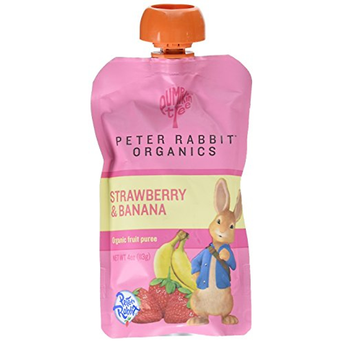 Peter Rabbit Organics Strawberry and Banana Snacks, 4-Ounce (Pack of 10)10