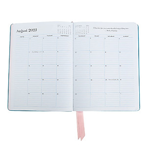 momAgenda Desktop 23/2024 Day Planner | Runs through December 2024 | Family Planner. Manage Multiple Schedules. Week-at-a-View layout. (Rasberry)