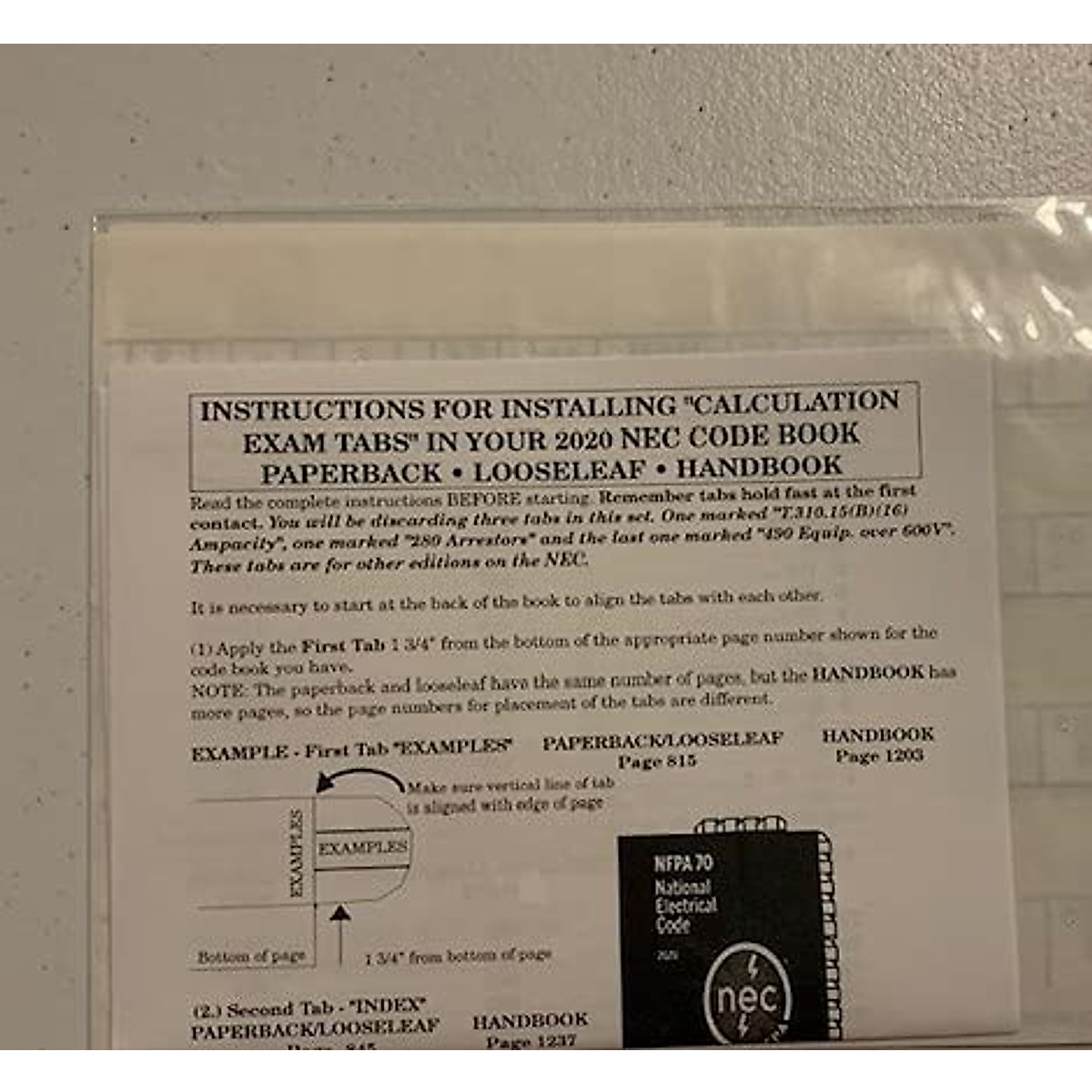 2020 NEC Code Book Tabs by Tom Henry Paperback - 2020