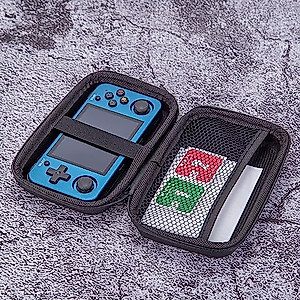 Aetheria RG353M Handheld Game Console Storage Bag Handbag Carring Case Storage Protection Bag + RG353M Screen Protector Tempered Glass