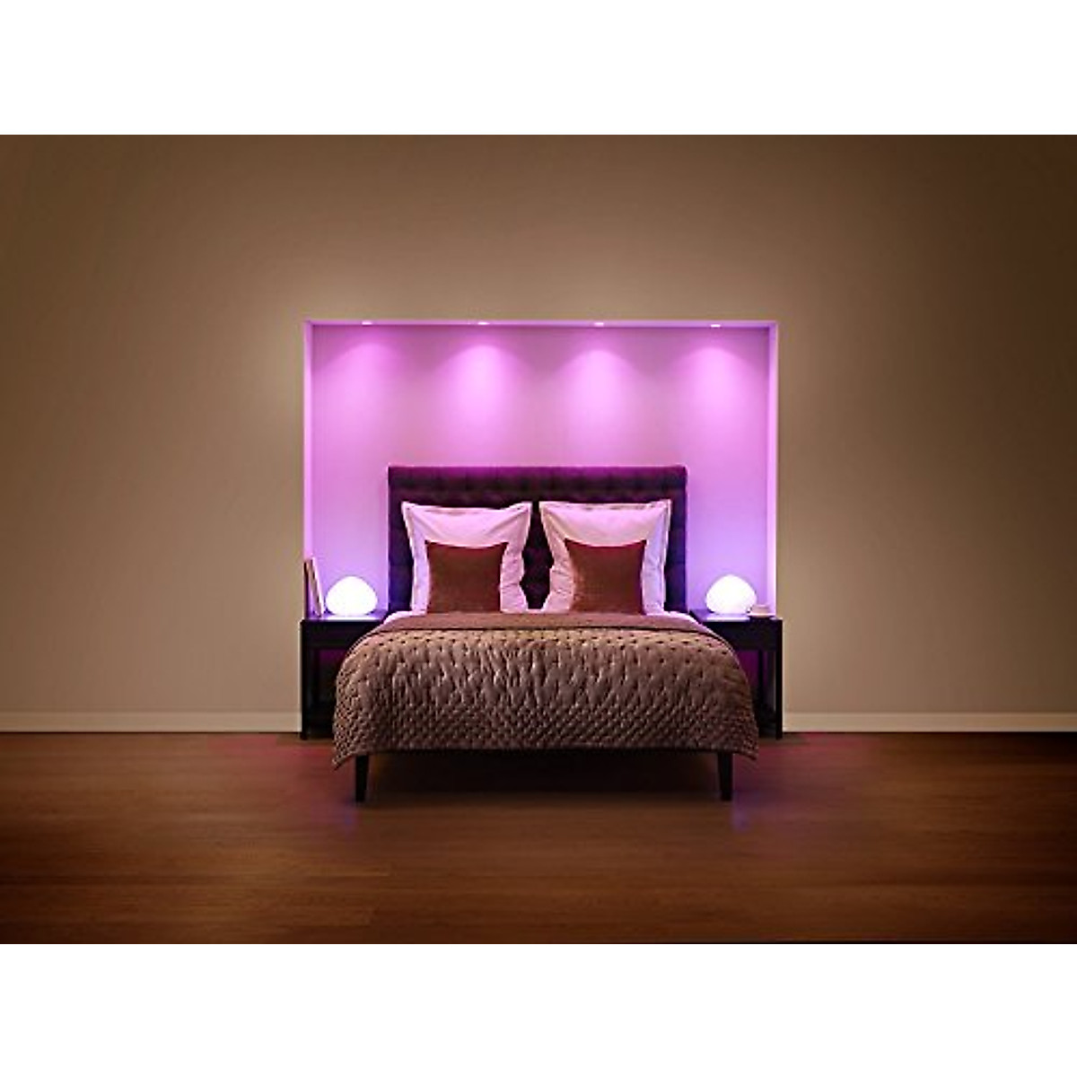 Philips Hue White and Color Ambiance BR30 Starter Kit (Older Model, 3 BR30 Bulbs and Bridge, Compatible with Amazon Alexa, Apple HomeKit and Google Assistant)