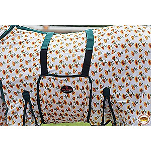 HILASON 78 Inches Horse Fly Sheet Ultra Violet Rays Protect Mesh Bug Mosquito Summer Spring | Fly Sheet | Horse Turnout Sheet | Fly Sheet for Horses | Bug and Mosquito Protection | Fly Sheet for Horse