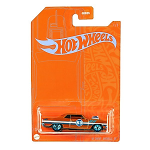 Hot Wheels Orange & Blue 53rd Anniversary '64 Chevelle SS 1/5 DieCast 1:64th Scale